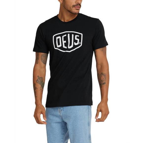 DEUS EX MACHINA | Shirts | New Deus Ex Machina Shield Tee In Black ...